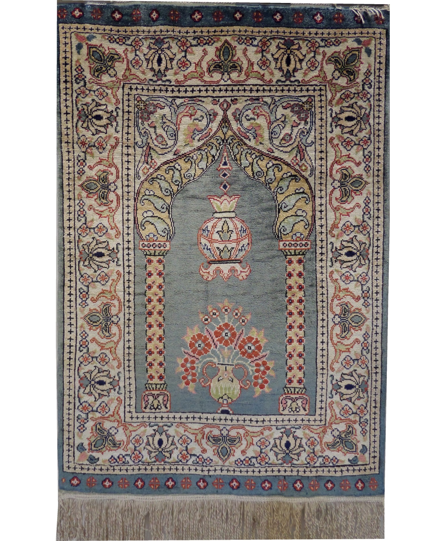 Handmade Turkish Kayseri Original Silk Carpet - 1 - FREE SHIPPING..!