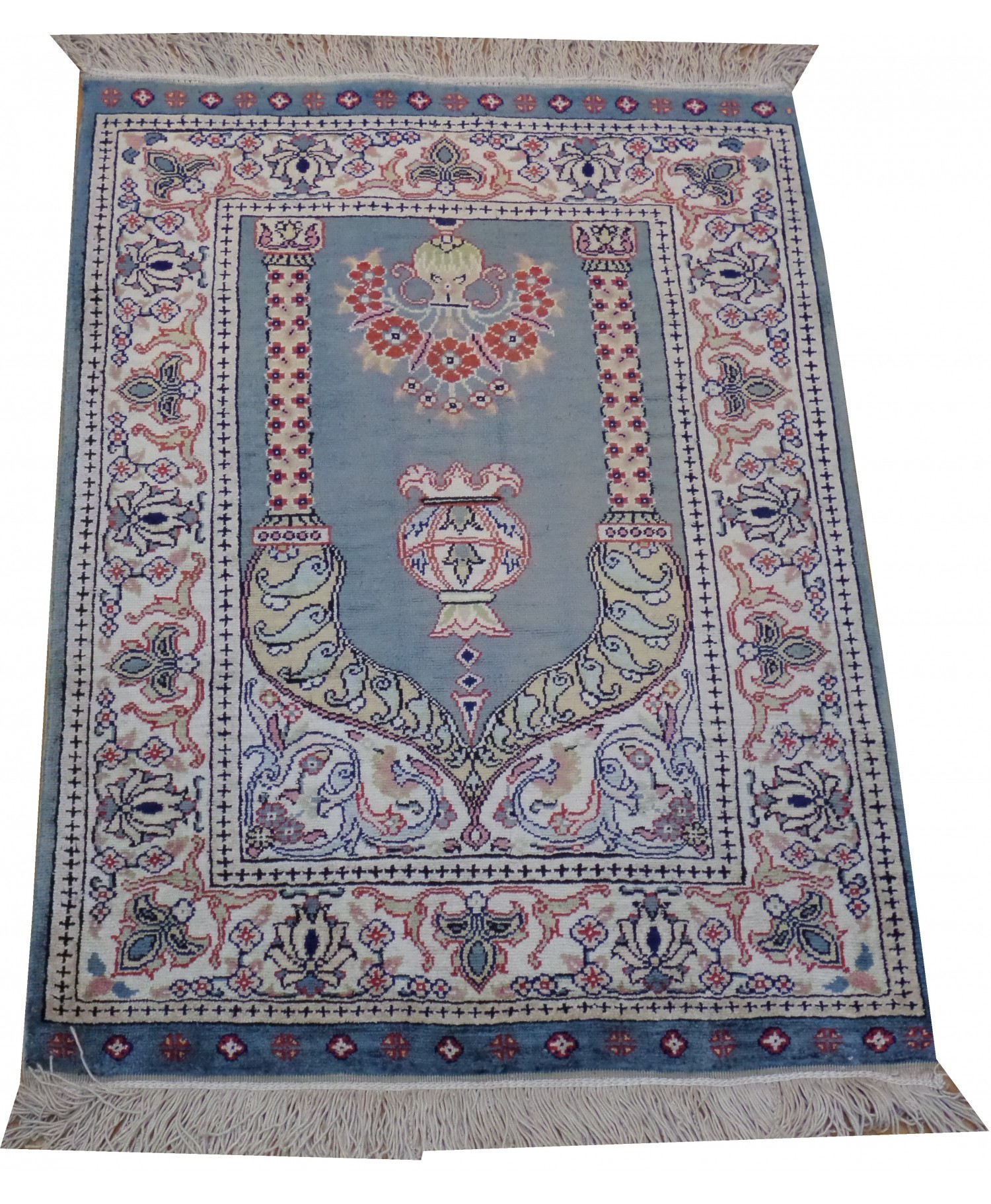 Handmade Turkish Kayseri Original Silk Carpet - 1 - FREE SHIPPING..!